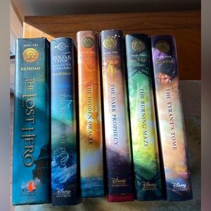 Other | Rick Riordan Hardcover Young Adult Book Set Of 6 Trials Of ...